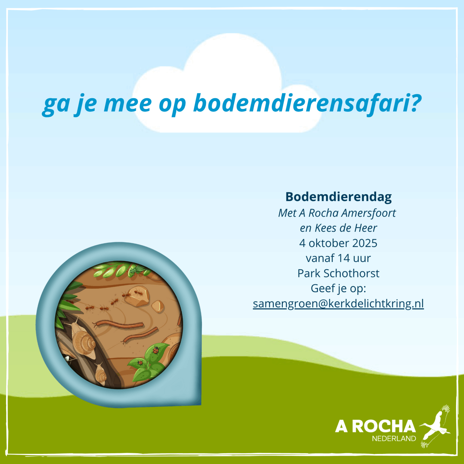 Bodemdierendag met A Rocha Amersfoort - A Rocha Nederland